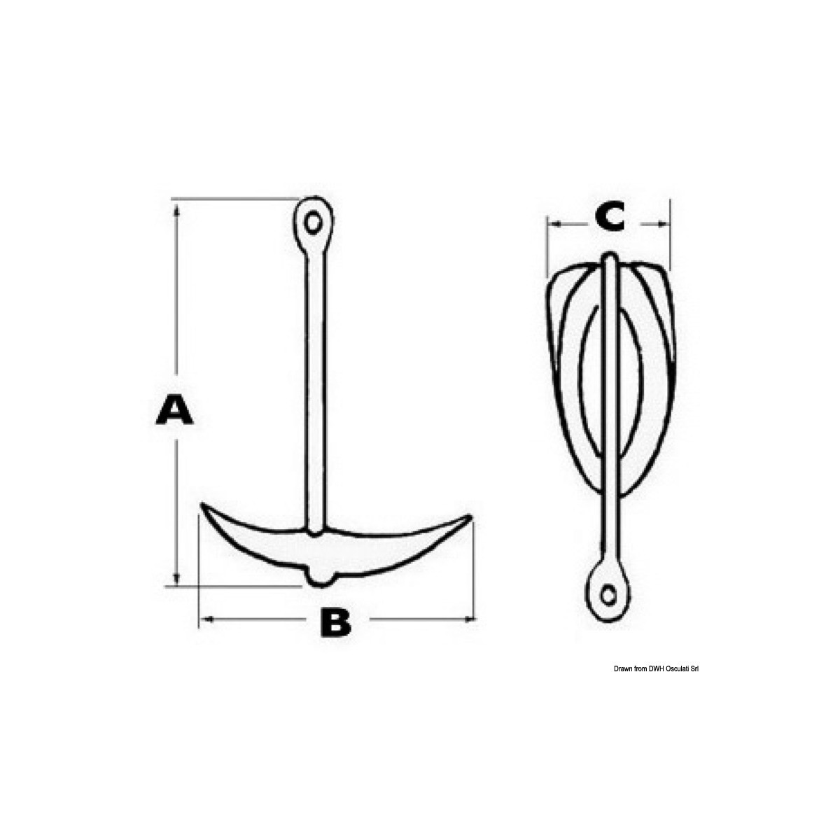 Ancre bateau - Comptoir Nautique