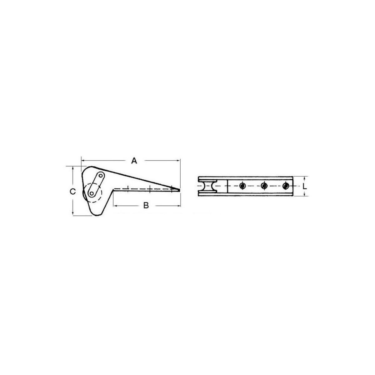 Osculati Stainless steel forceps for Bruce/Trefoil max 20 kg OSC-01.341 ...