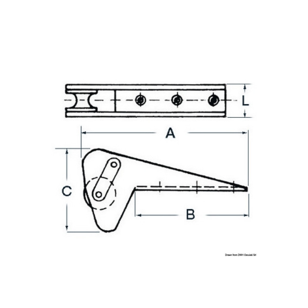 Osculati Davier inox spécifique p. Bruce/Trefoil max 20 kg OSC-01.342. ...