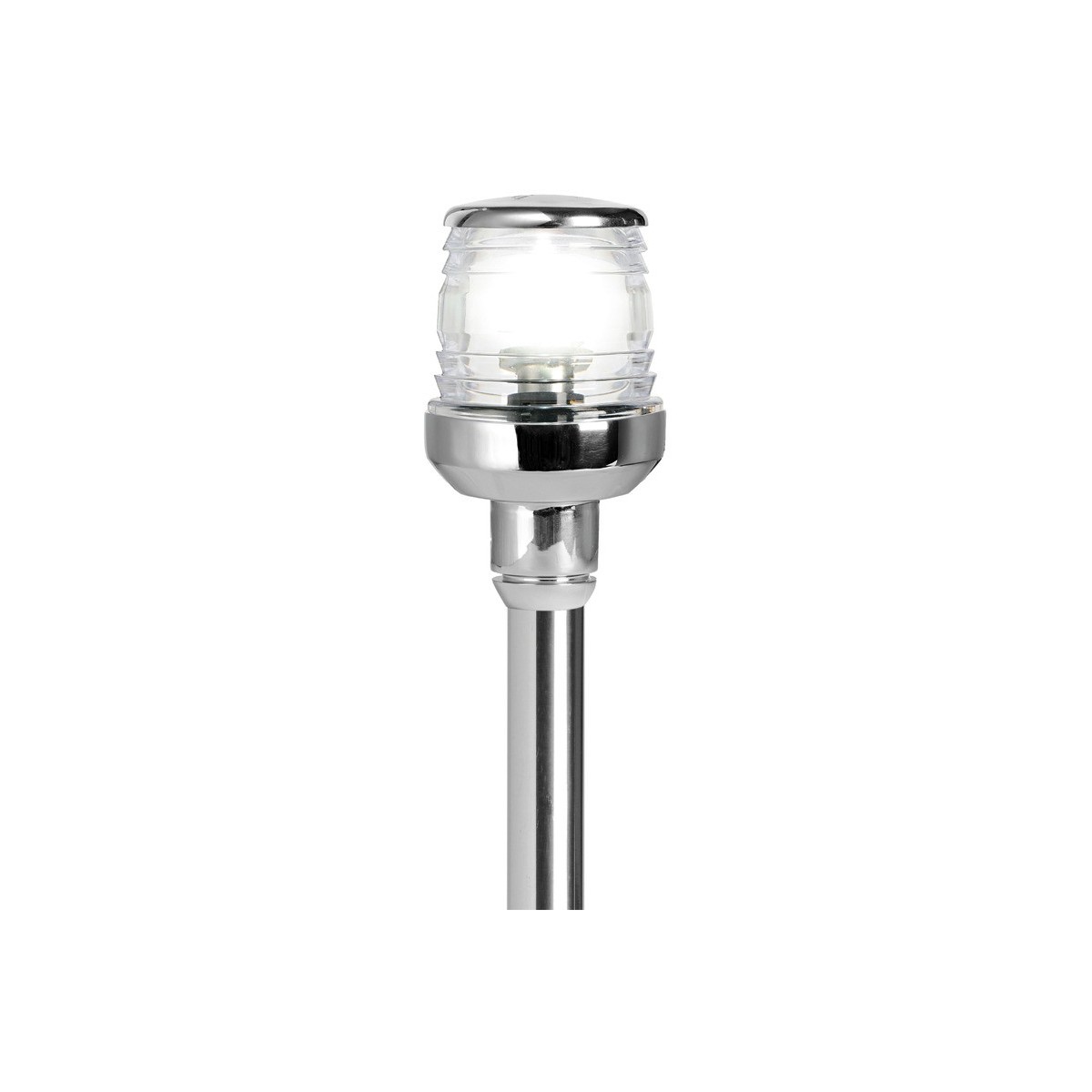 Osculati Classic 360° extractable light pole with stainless steel base ...