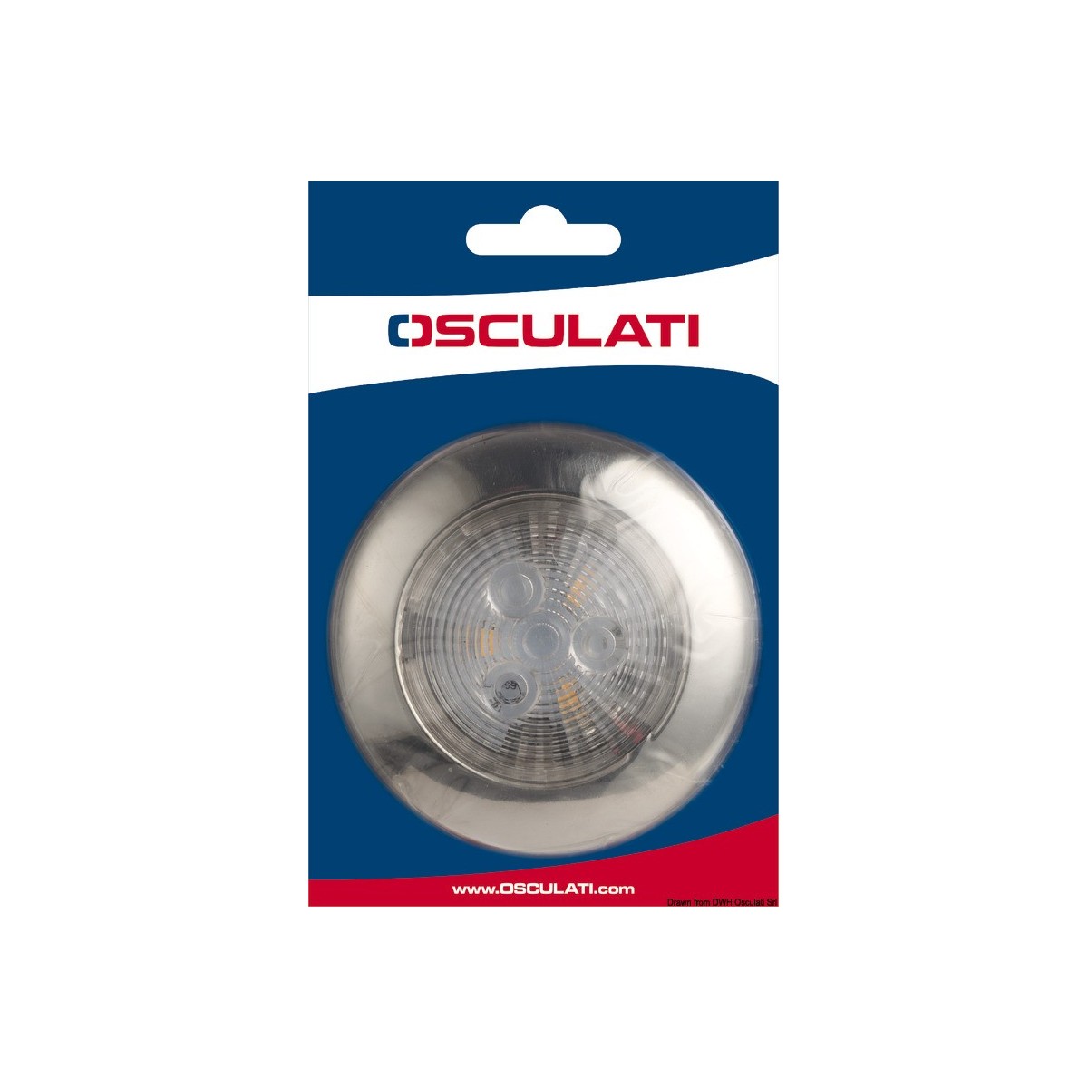 Osculati Plafonnier avec 9 LED blanc OSC-13.179.90 - Comptoir Nautique
