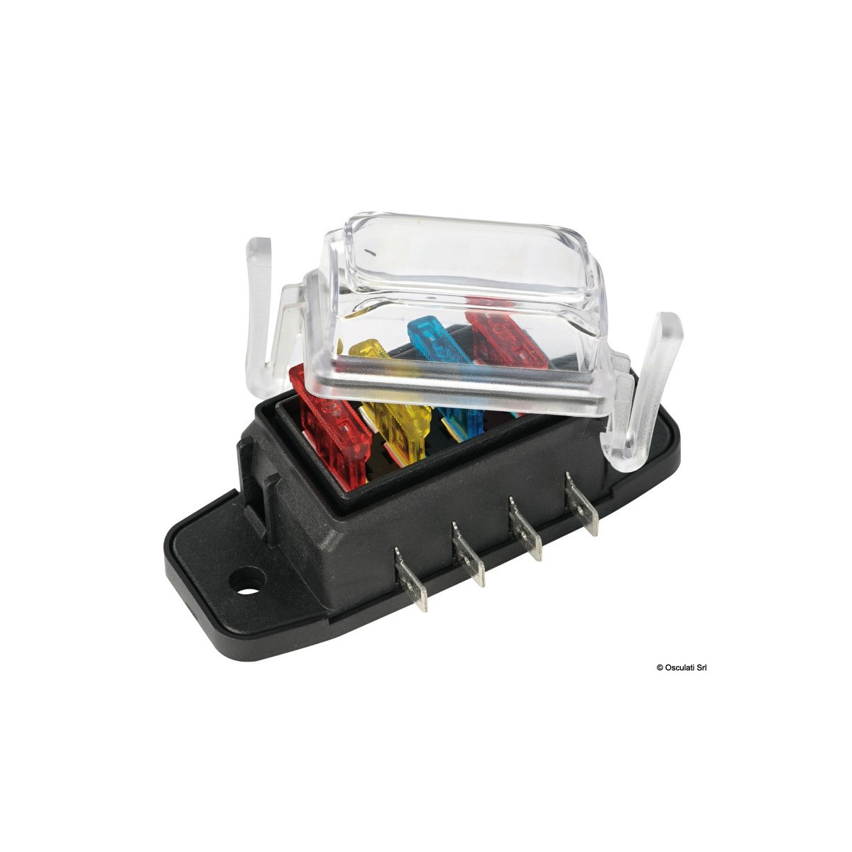 Osculati Fuse box with waterproof plug p. 4 fuses OSC-14.100.31 ...