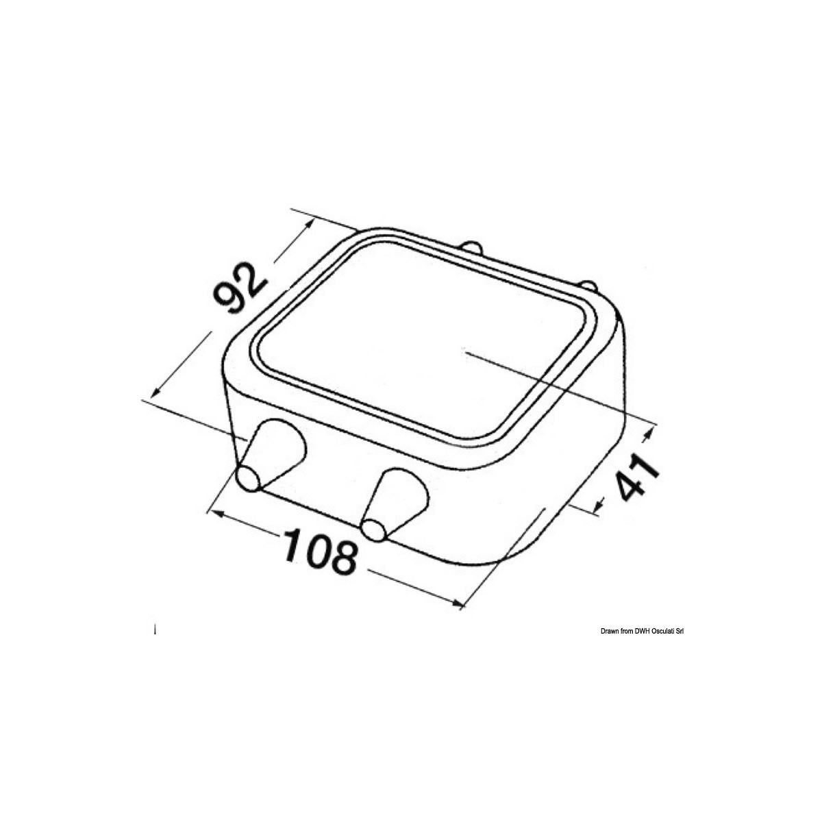 Osculati Boîtier de raccordement étanche 8 pôles OSC-14.241.10 ...