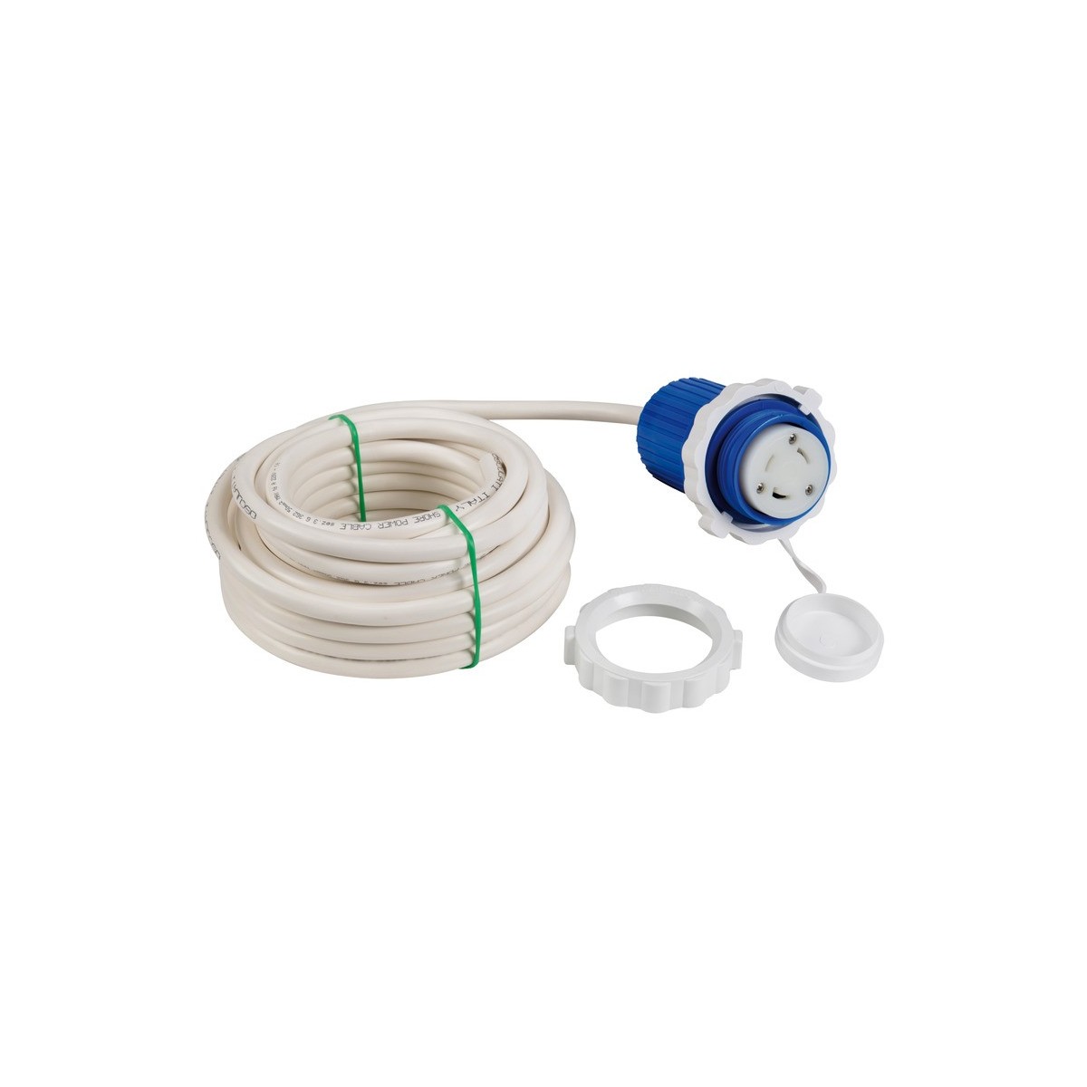 Osculati 10 m 16 A white pre-mounted cap plug cable OSC-14.334.51 ...