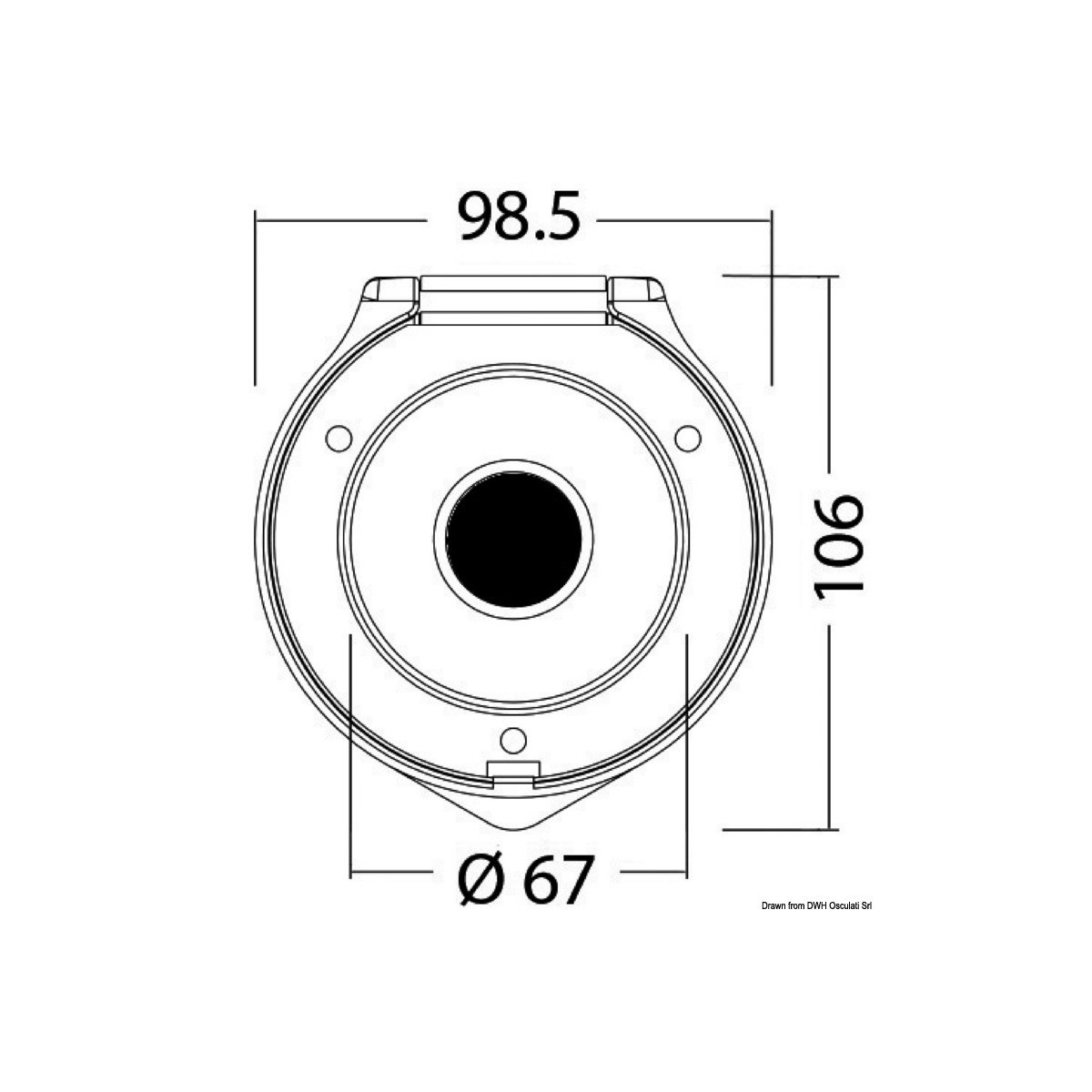 Osculati Classic Elegant shower enclosure rear exit door OSC-15.900.17 ...