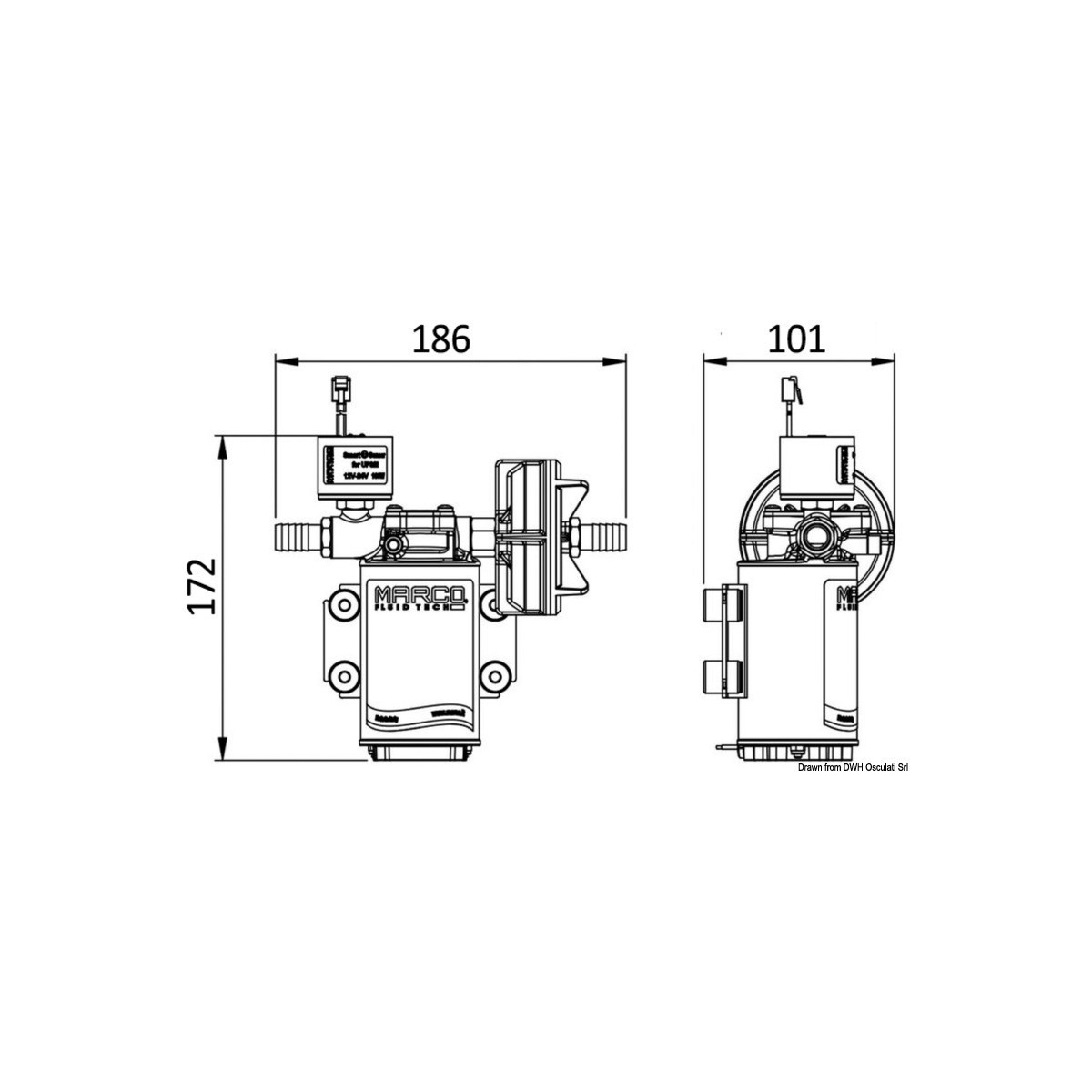 Marco Automatic autoclave electronic control Marco - 12/24V - 15L/min ...