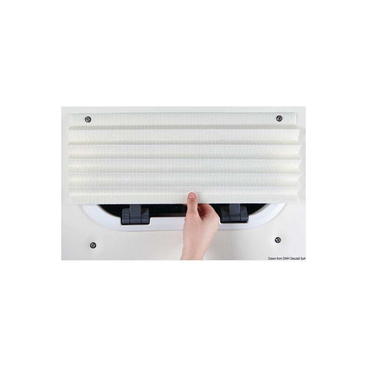 OceanAir Oceanair pleated shade 508 x 305 mm crème OSC-19.860.03 ...