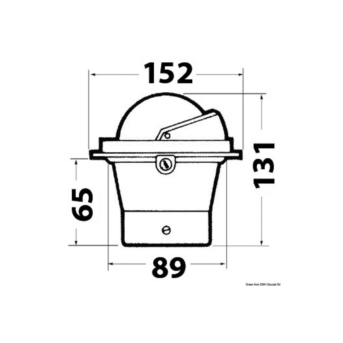 Riviera Compas Zénith 3" encastrable gris avec capot rose plate bleue ...