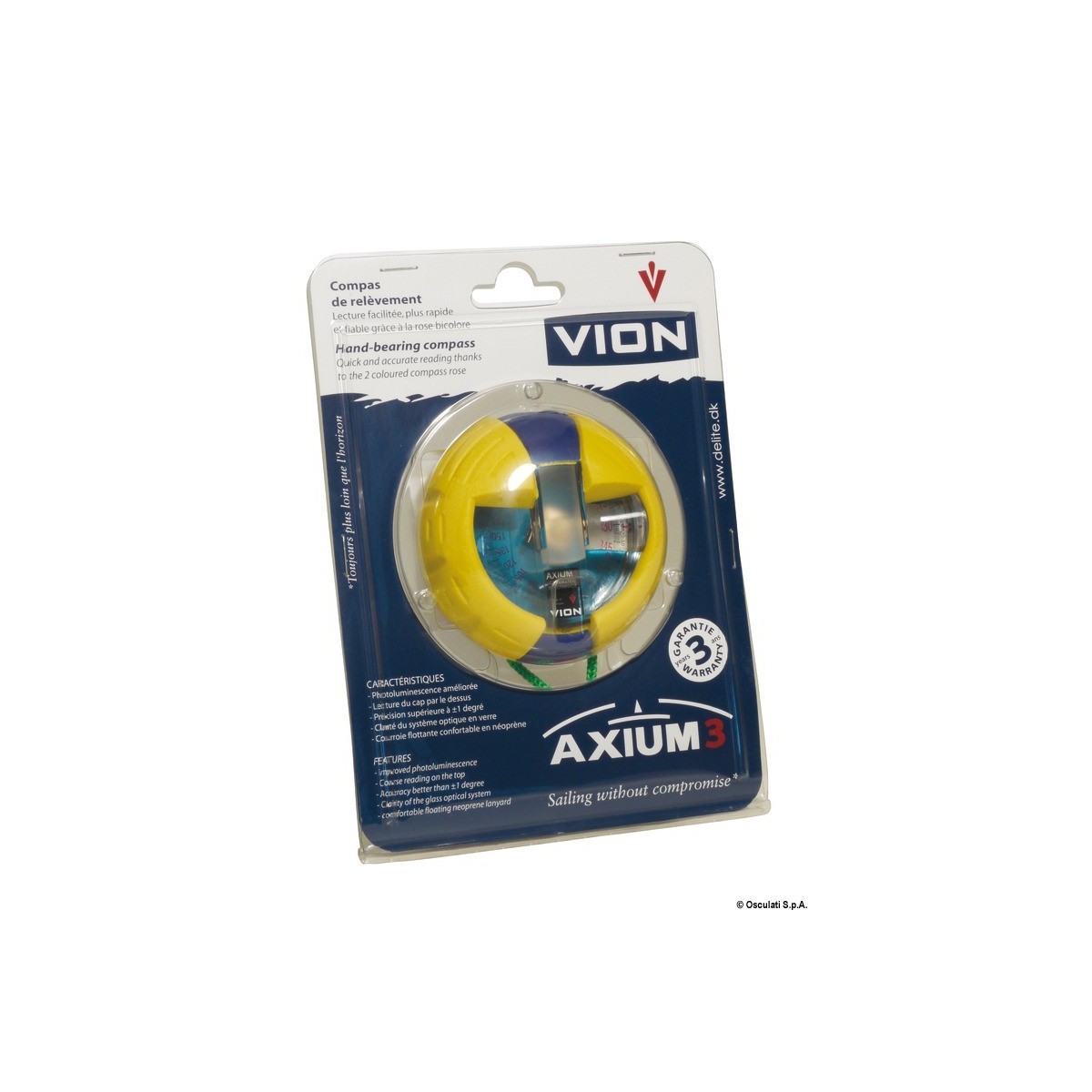 Vion Mini Compass Compas 2000 Osc 25 420 30 Comptoir Nautique