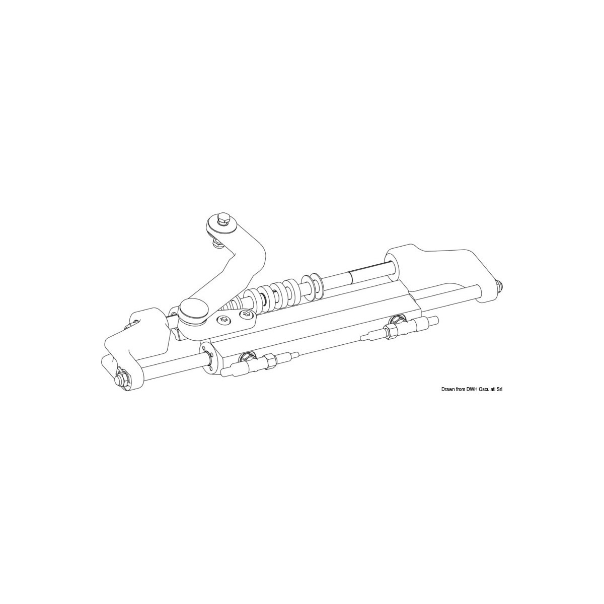 Ultraflex UC95-OBF/3 hydraulic cylinder OSC-45.271.13 - Comptoir Nautique