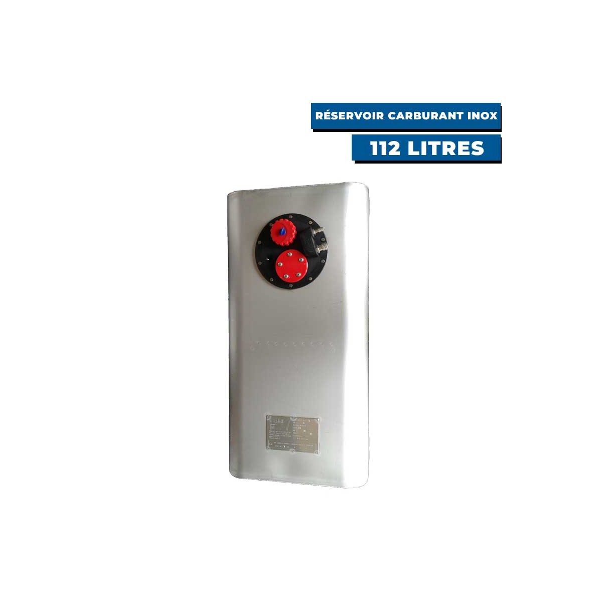 CAN-SB Edelstahl-Kraftstofftank 112 Liter OSC-52.733.11 - Comptoir Nautique