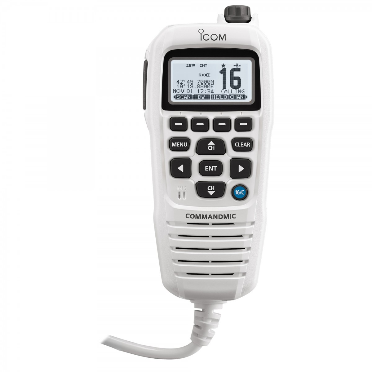 Icom Microphone déporté HM-195GB HM-195GB - Comptoir Nautique