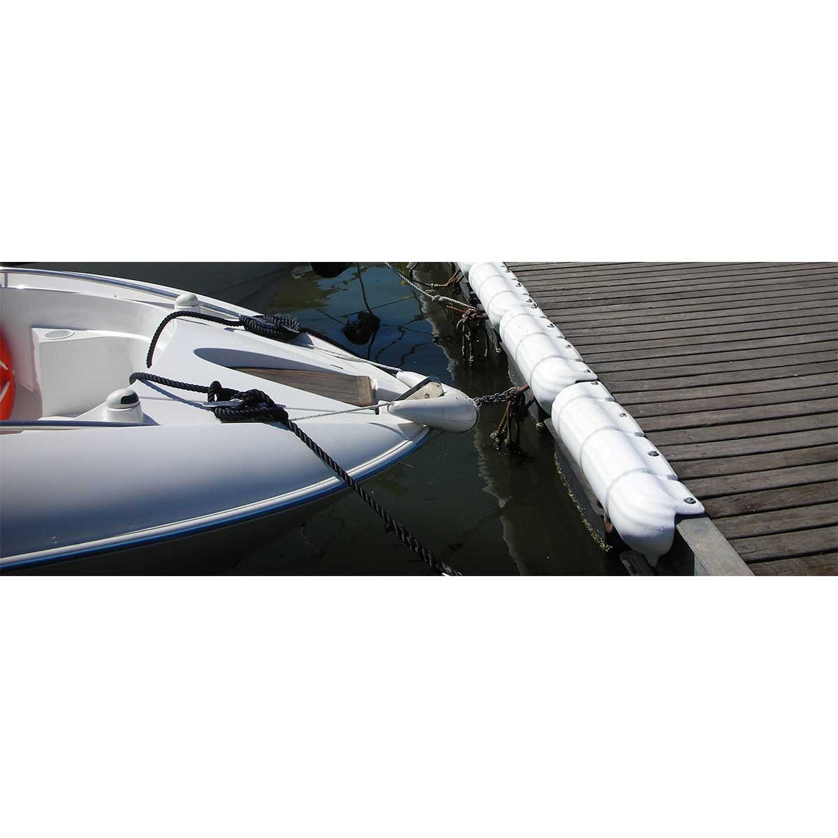 InMare White Bigfender pontoon fender OSC-33.519.44 - Comptoir Nautique