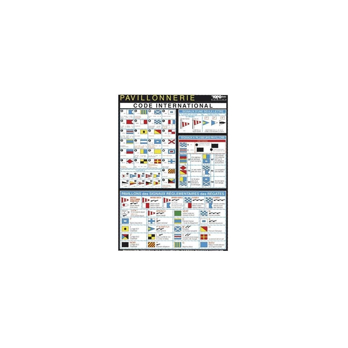 Code pavillon international ALM-VDM-NA400005 - Comptoir Nautique
