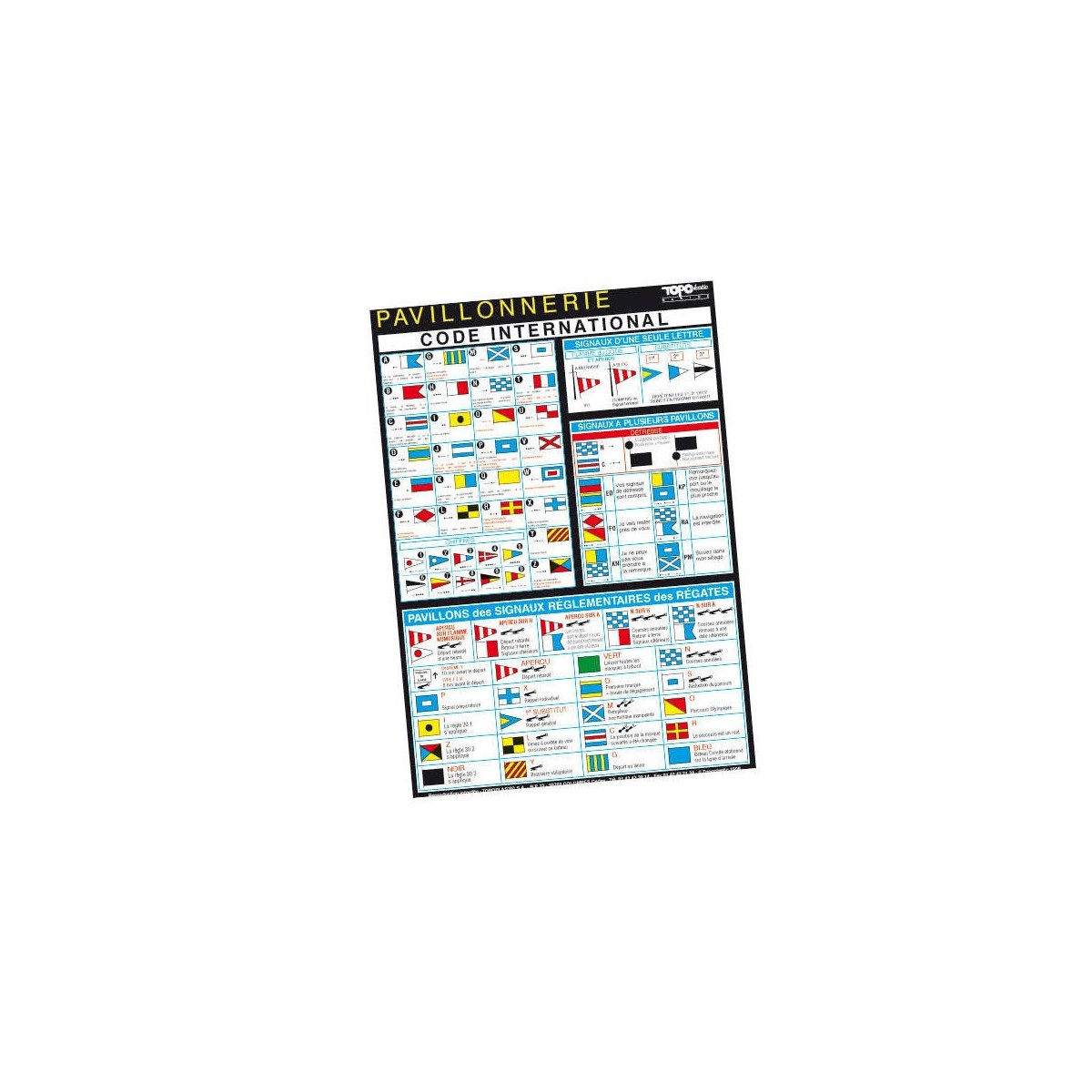 Code pavillon international ALM-VDM-NA400005 - Comptoir Nautique