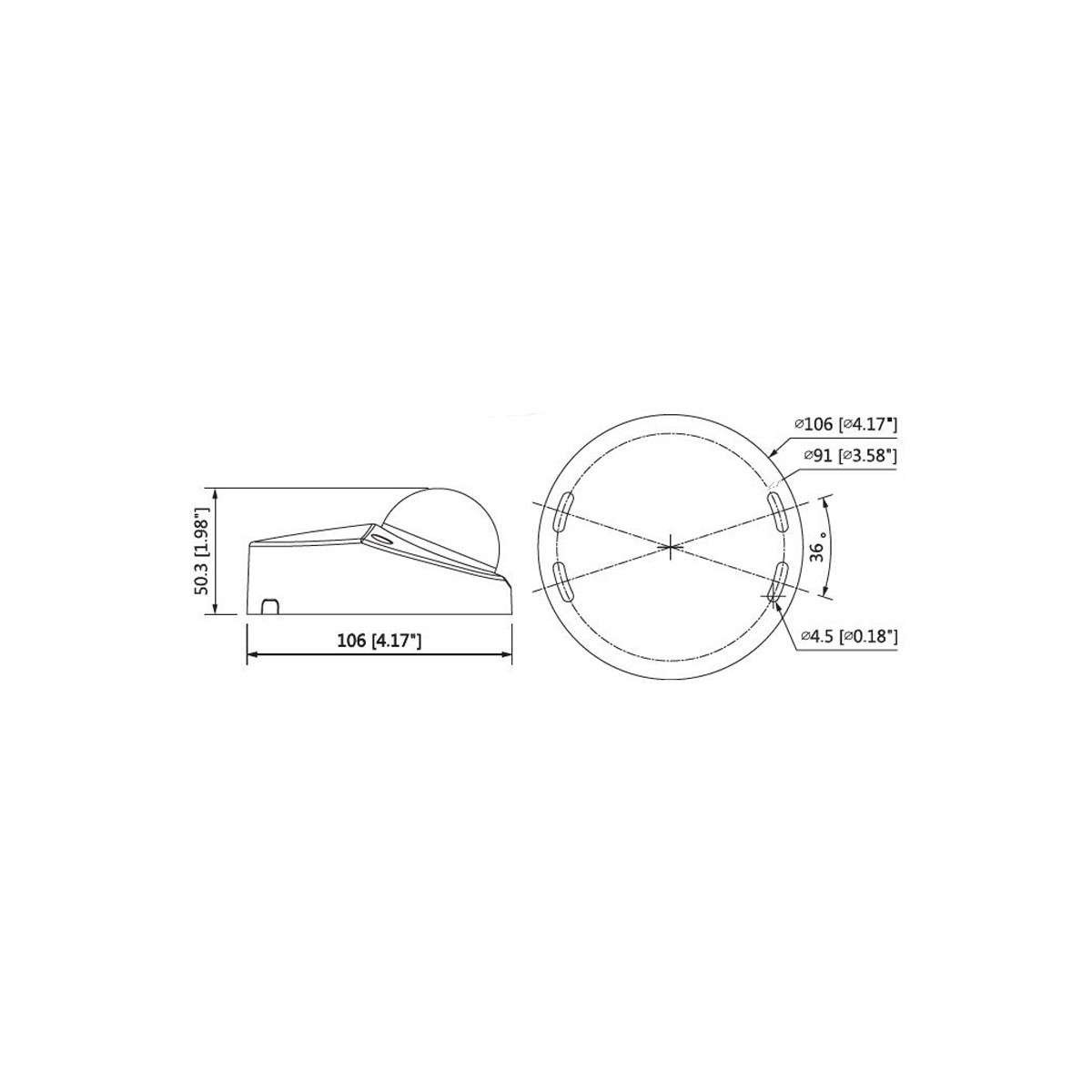 Mc marine Caméra Infra Rouge Dome IP67 Grand Angle MCT-CAME-41PA ...