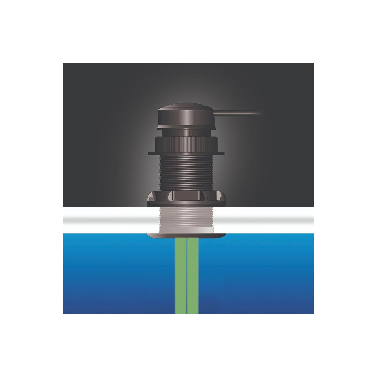 Airmar UDST800 tri-function sensor 44-218-1 - Comptoir Nautique
