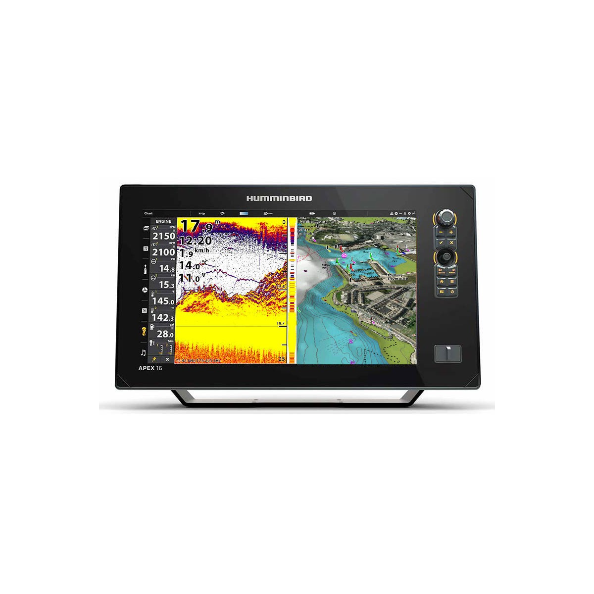 Humminbird APEX 16 CHIRP 2D APEX16-CDSSS - Comptoir Nautique