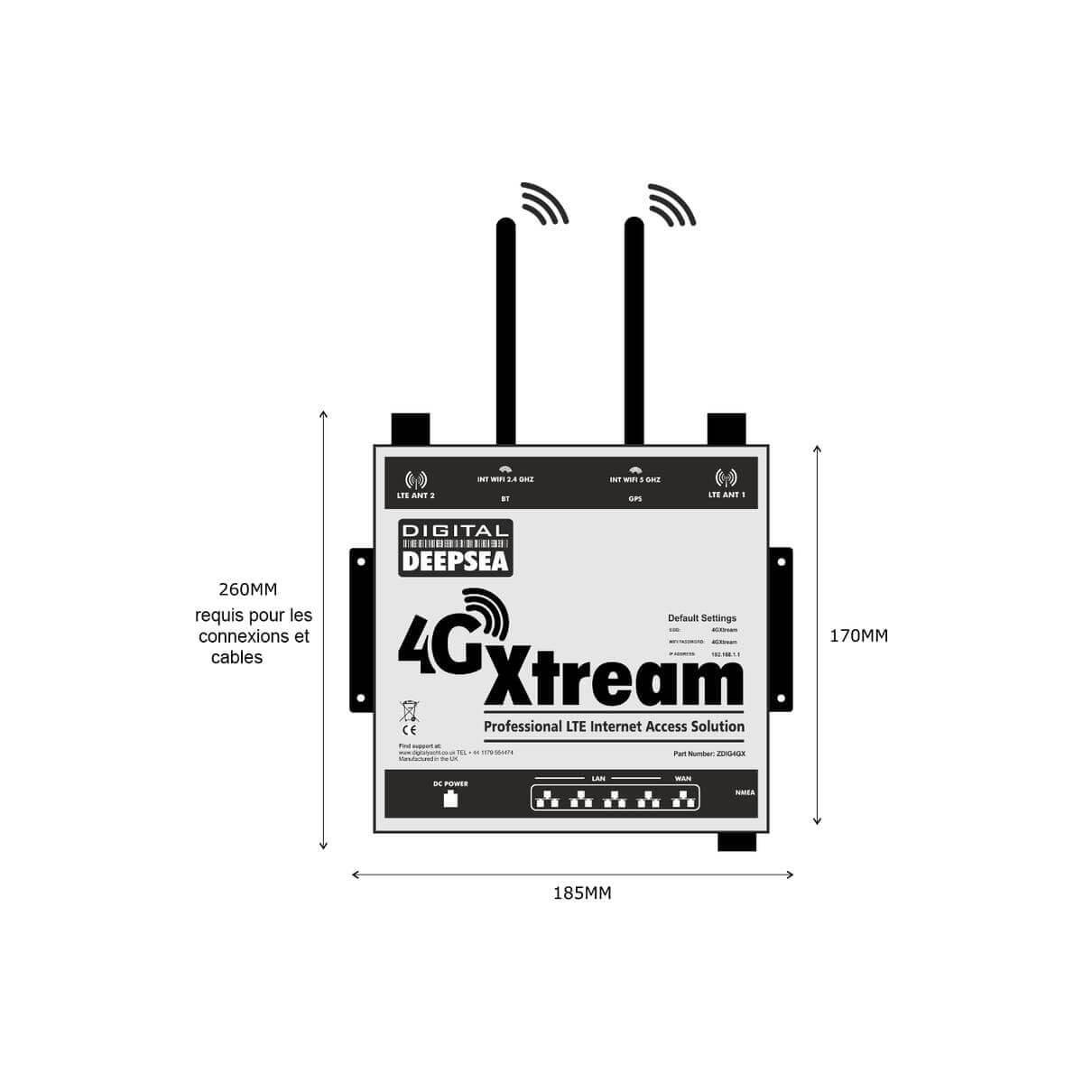 Digital Yacht Xtream 4G Router 4G / WIFI / NMEA2000 / Bluetooth / Dual ...