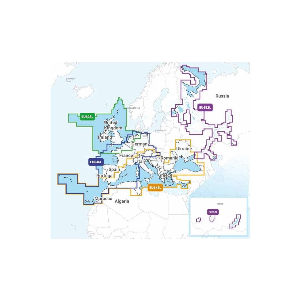 Navionics Platinum+ LARGE card - EUROPE zone N-NPEU620L - Comptoir Nautique