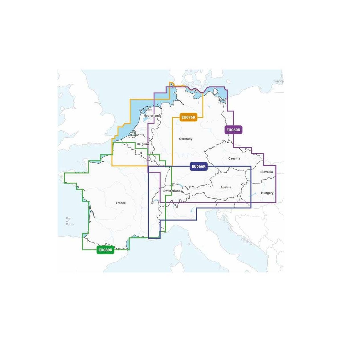 Navionics Platinium+ REGULAR card - CENTRAL EUROPE zone N-NPEU060R ...