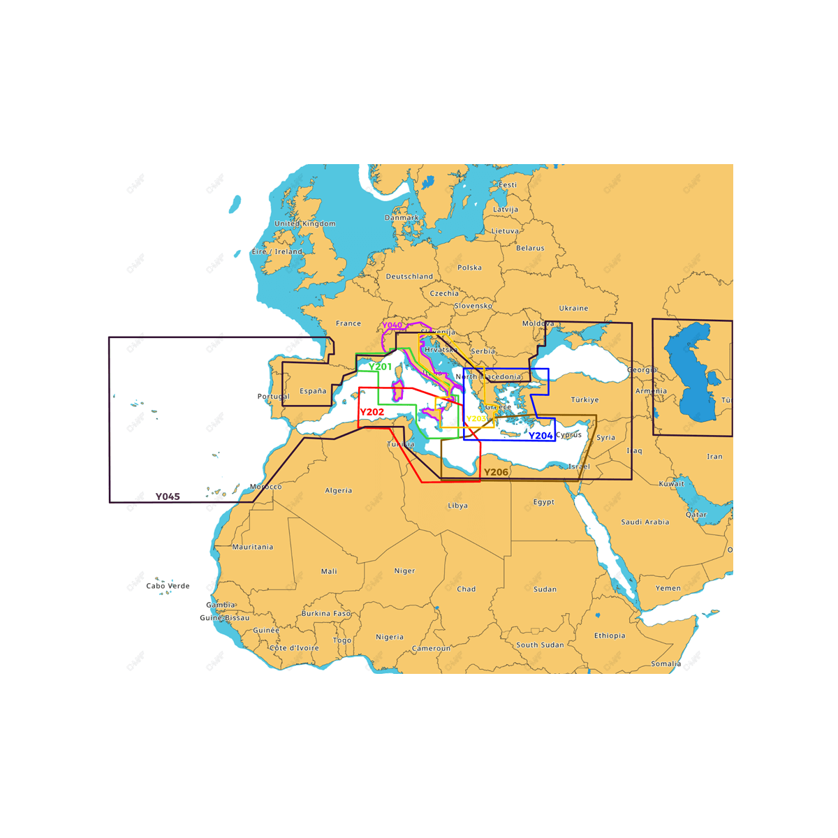 Carte marine CMAP au Meilleur Prix I Livraison Express