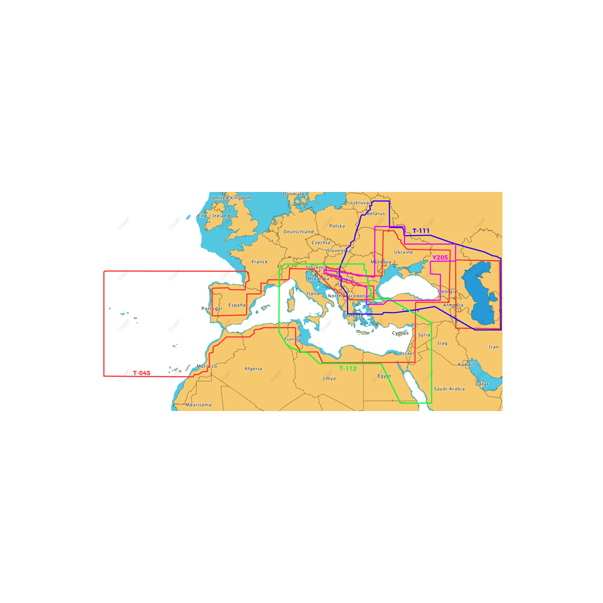 C-map C-MAP DISCOVER card - Eastern Europe zone M-EM-Y205-MS - Comptoir ...