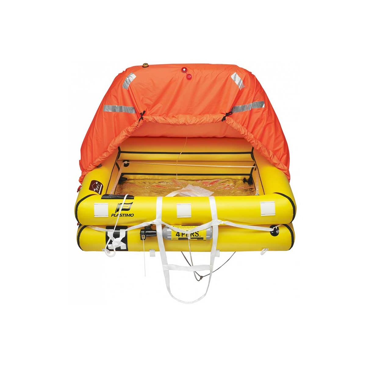 Plastimo Balsa salvavidas Transocean con equipo aligerado -24H 52161 ...