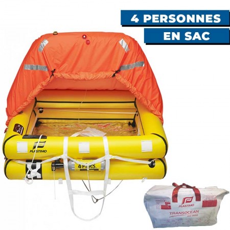 Plastimo Transocean offshore life raft with full armament +24H 52163 ...