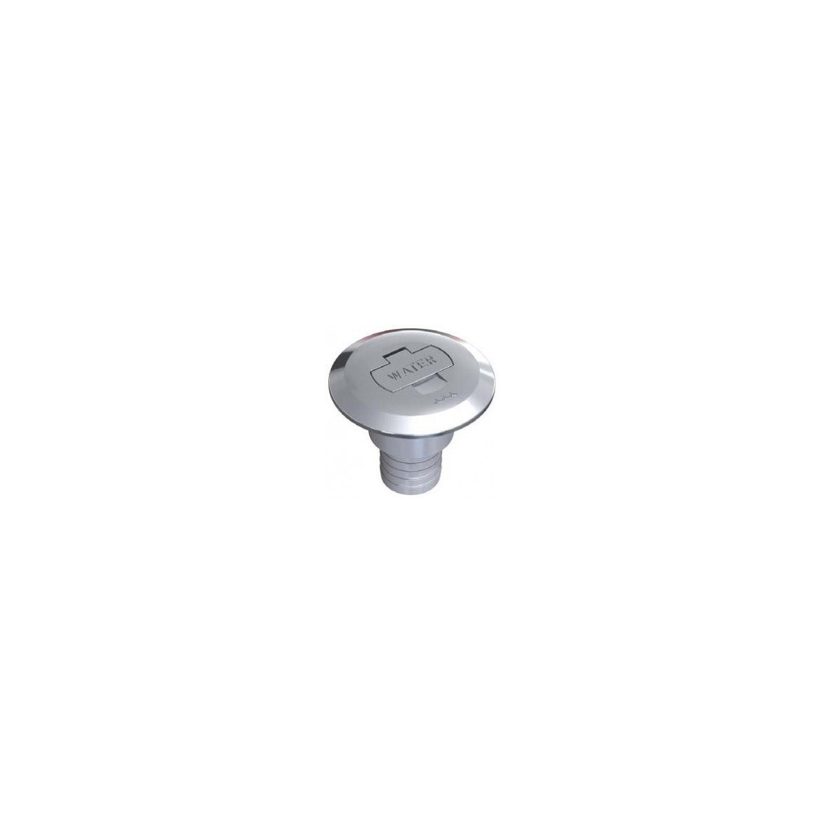 Ø 38mm water tank brass deck fitting NP010 - Comptoir Nautique