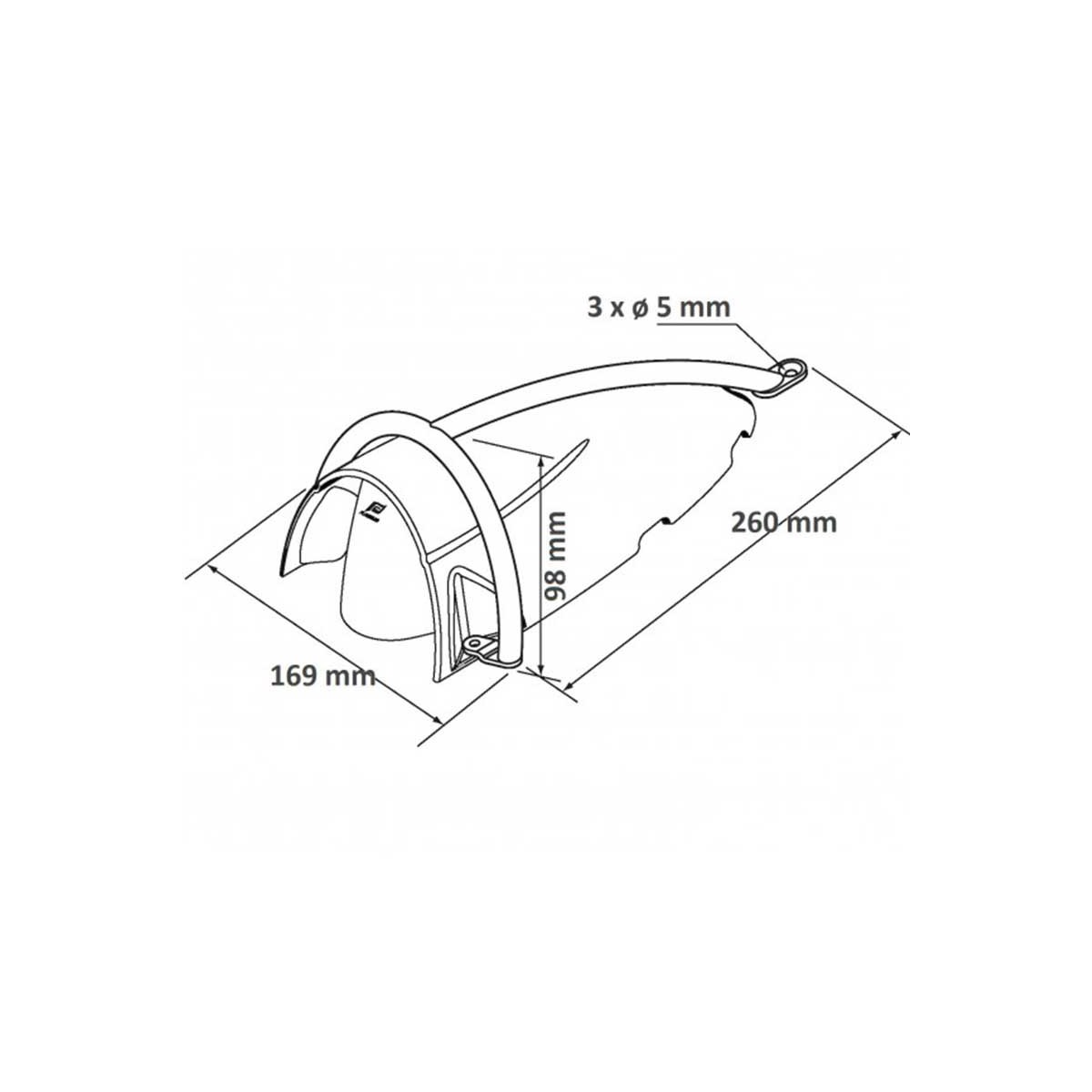 Plastimo Stainless steel protective hoop for profiled dorade box 54027 ...