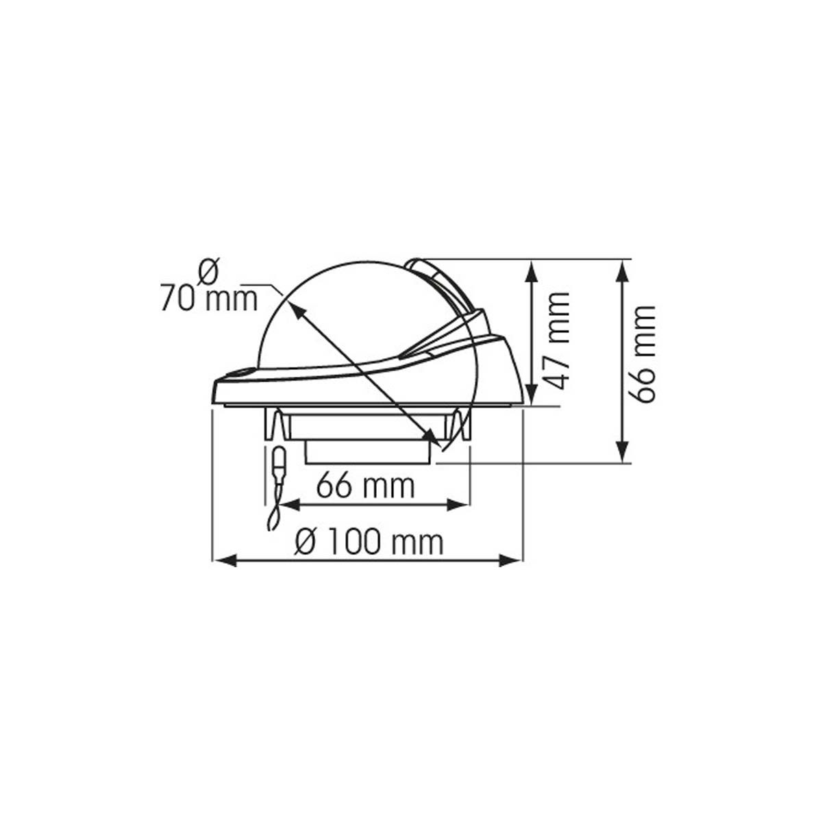 Plastimo Compas Offshore 75 éclairage intégré 63865 - Comptoir Nautique