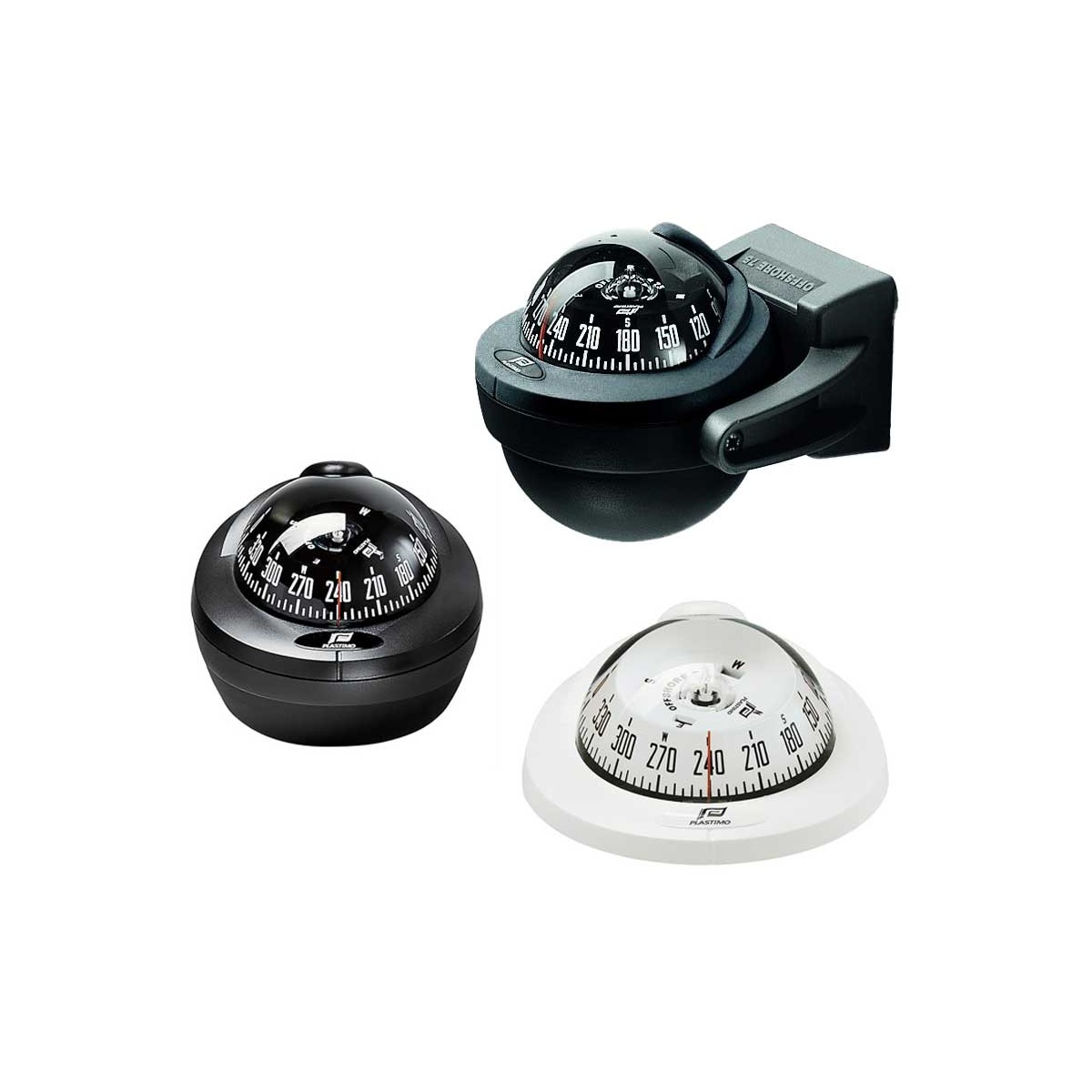 Plastimo Offshore compass 75 integrated lighting 63865 - Comptoir Nautique