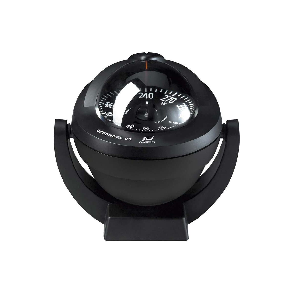 Plastimo Offshore 95 compass on bracket 65735 - Comptoir Nautique