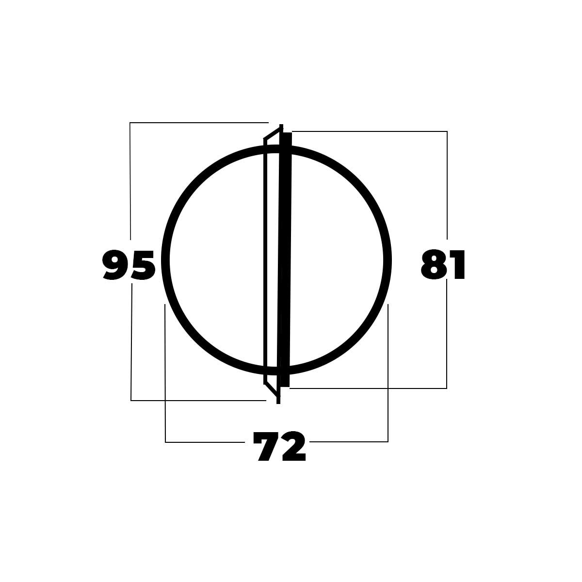 Silva 70P wall-mounted compass SV-34990-9011 - Comptoir Nautique
