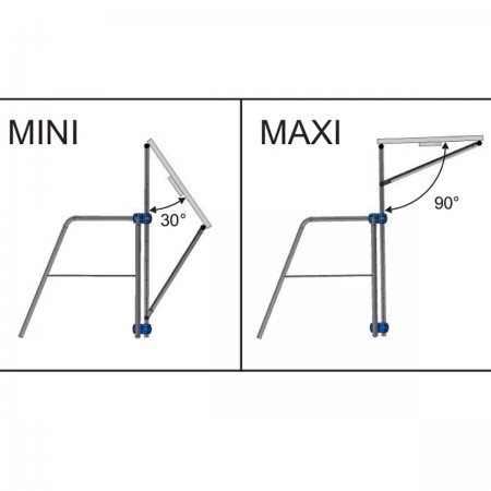 Plastimo Swivel bracket for boat solar panels 49169 - Comptoir Nautique