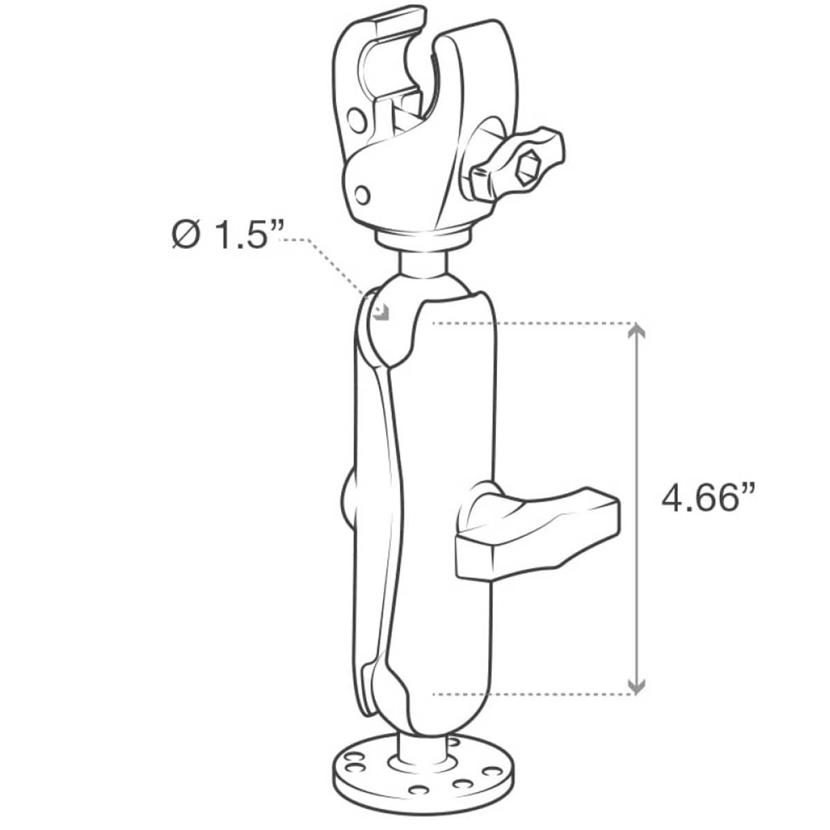 Ram Mounts RAM Stabilization system for electric motors MK-RAM ...