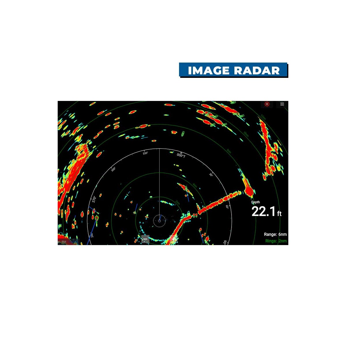 Raymarine Magnum 12 kW beam radar antenna T70412 - Comptoir Nautique