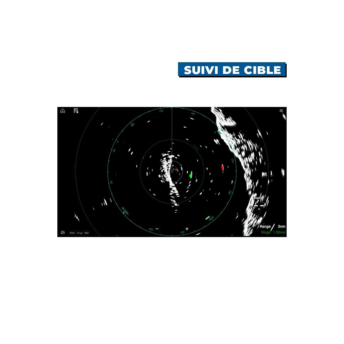 Raymarine Cyclone 55 Watt beam radar antenna T70491 - Comptoir Nautique