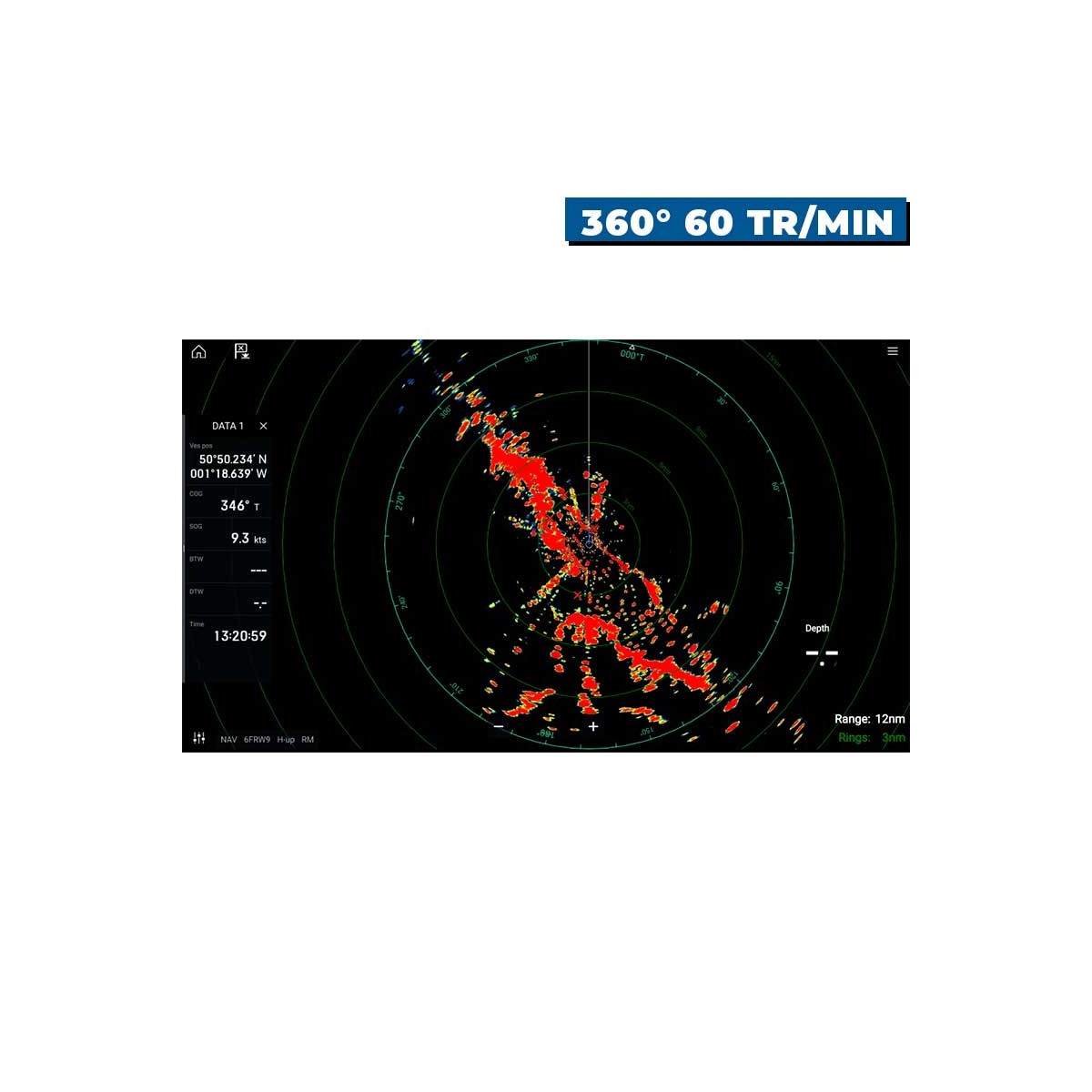 Raymarine Cyclone Pro 110 Watt beam radar antenna T70494 - Comptoir ...