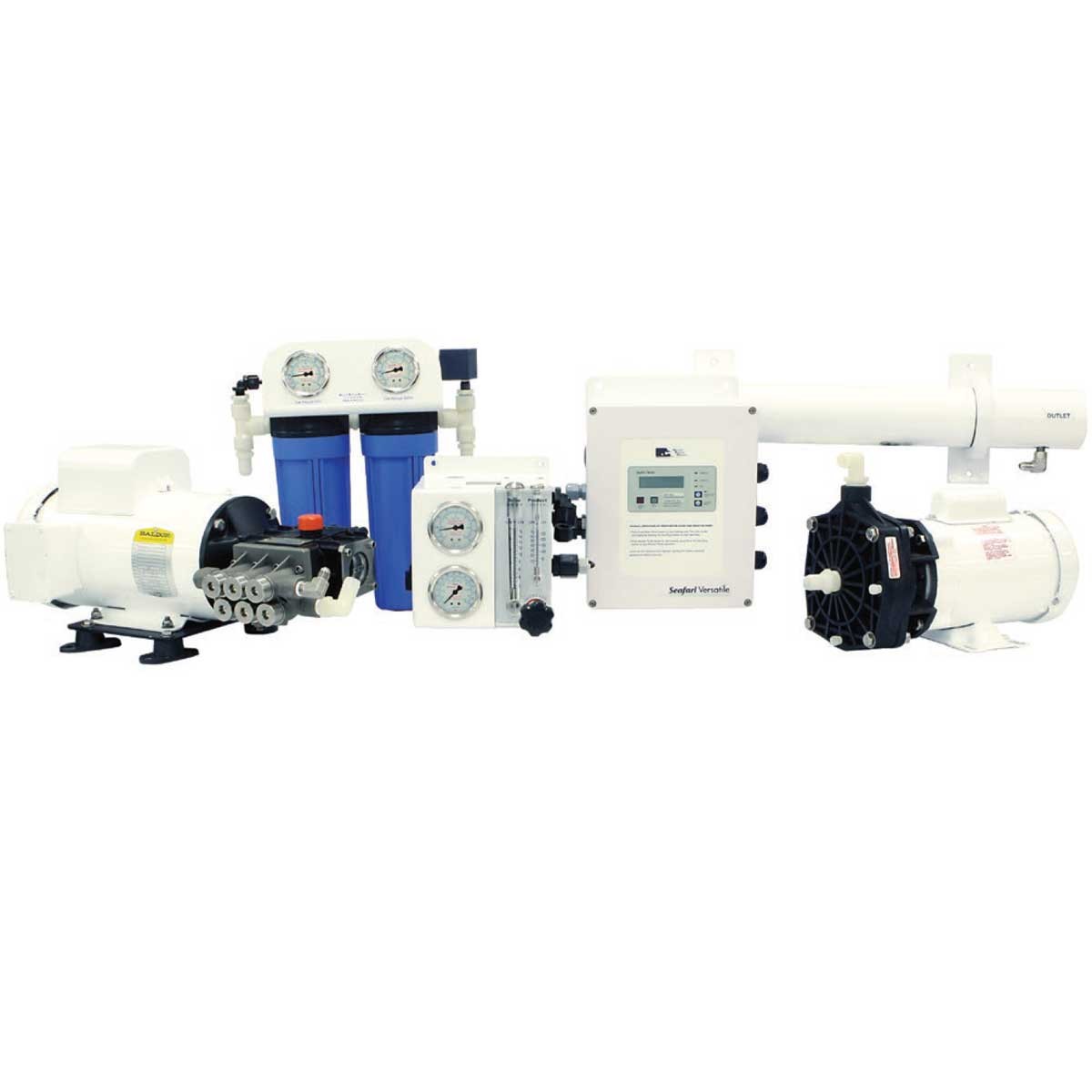HRO Systems Seafari VERSATILE 140 L/h 220V modular watermaker PU453 ...
