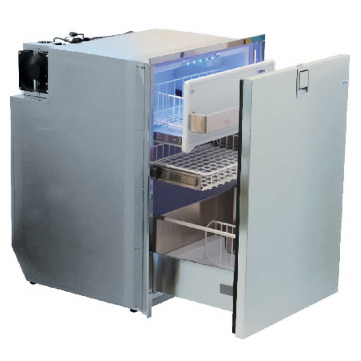 Indel Webasto 130L stainless steel drawer refrigerator / freezer IT130 ...