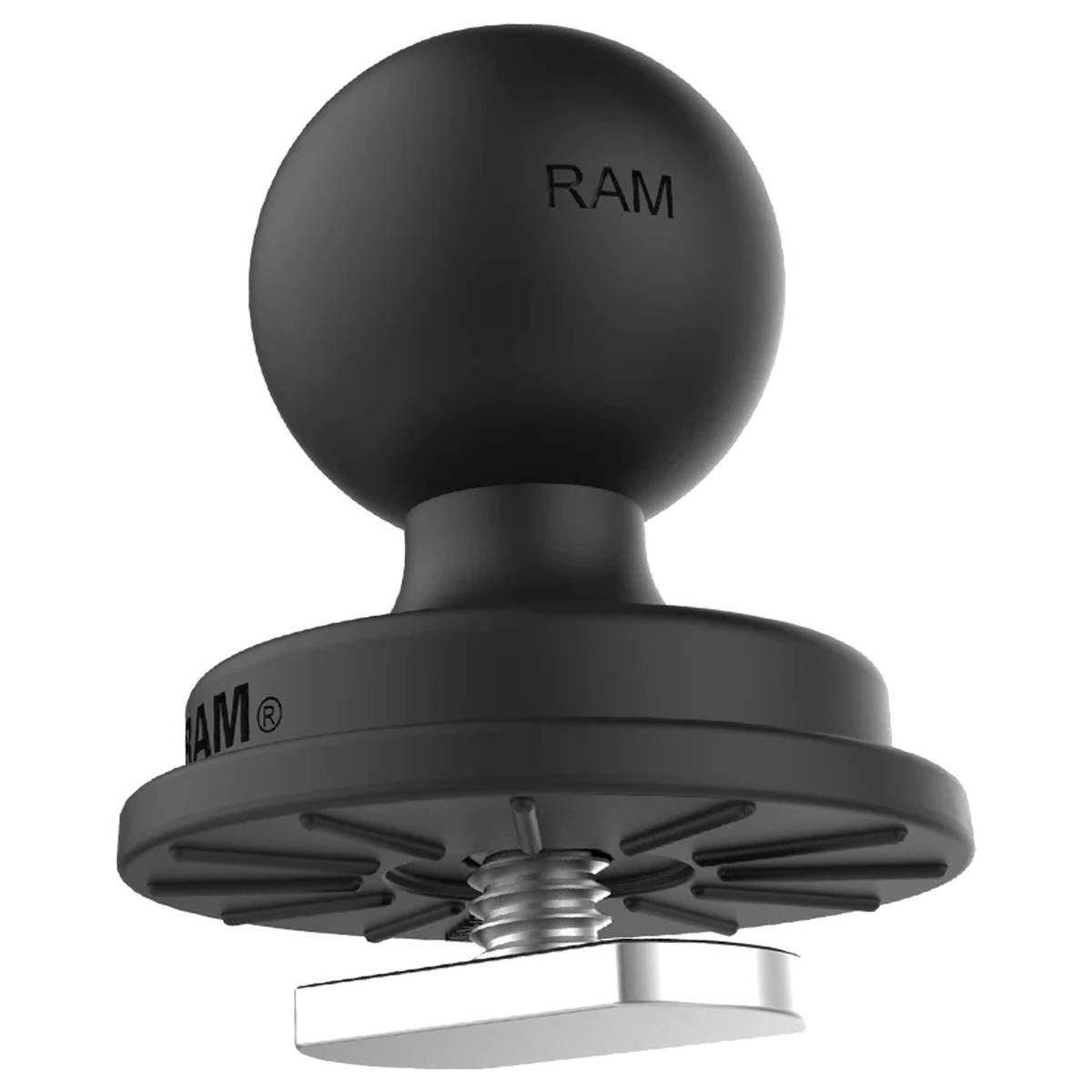 Ram Mounts Base RAM ronde avec une fixation T en acier inoxydable RAM ...