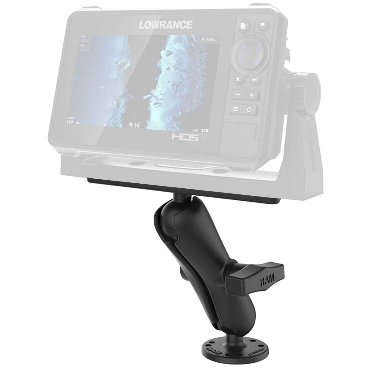 Ram Mounts Support RAM RA-H2 Horizontal universel - de 5 à 7" RA-H2 ...