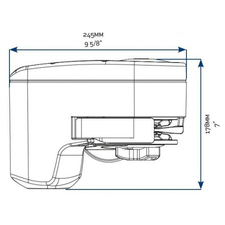 Lewmar Horizontal windlass Pro-Series 700 12V without headstock ...
