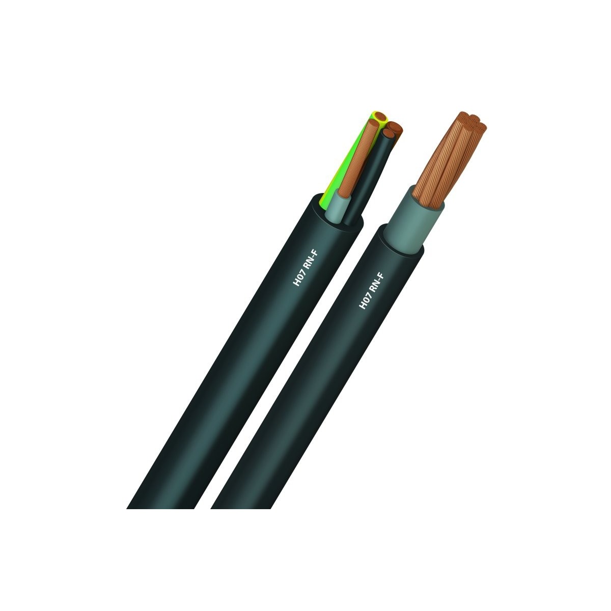 Câbles électriques Câble HO7 RN-F - 4 mm² - Caoutchouc noir HO7RNF-4 ...