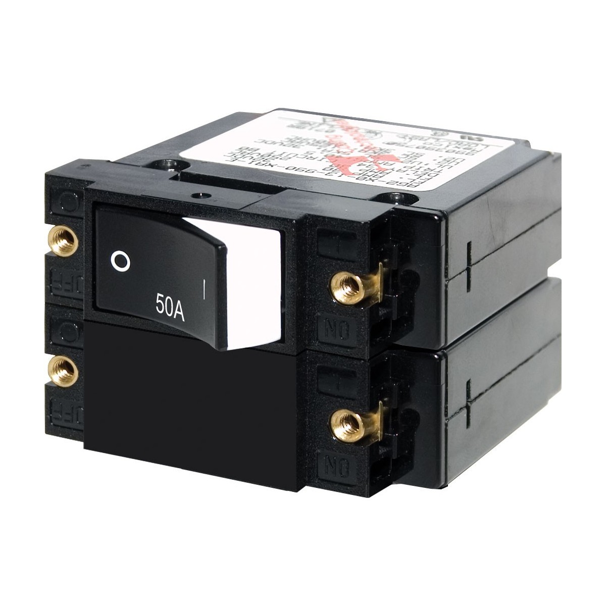 Blue sea systems Circuit breaker series A Double pole Raised Rocker ...