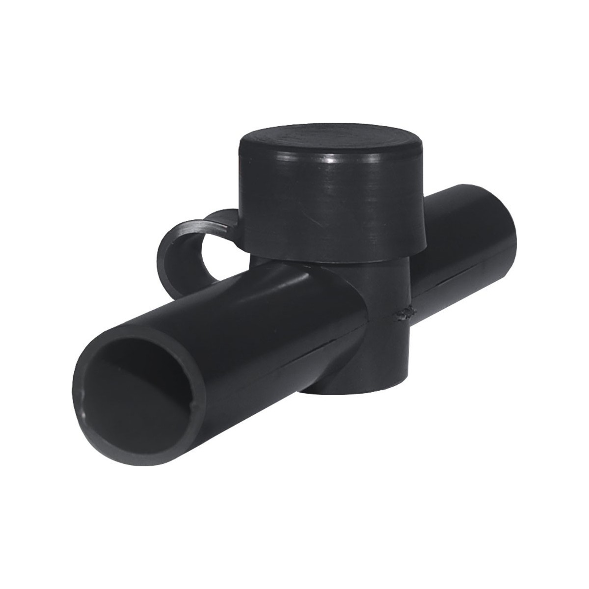 Capuchón negro de doble entrada para cables 4002-BSS - Comptoir Nautique