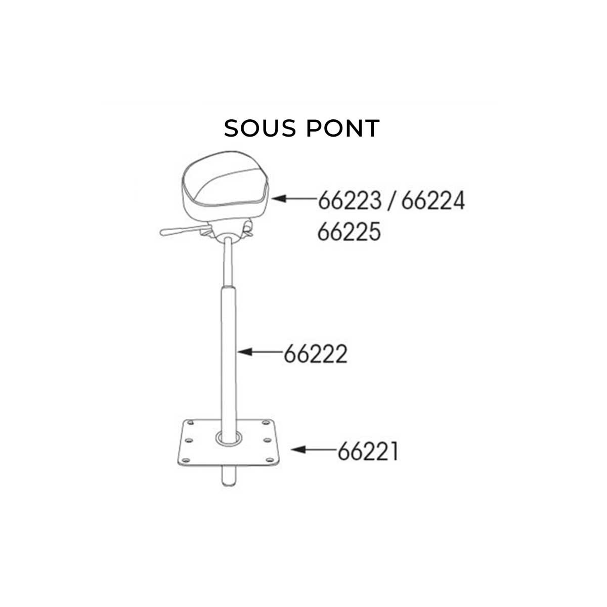 Springfield Standard foot plate 67279 - Comptoir Nautique
