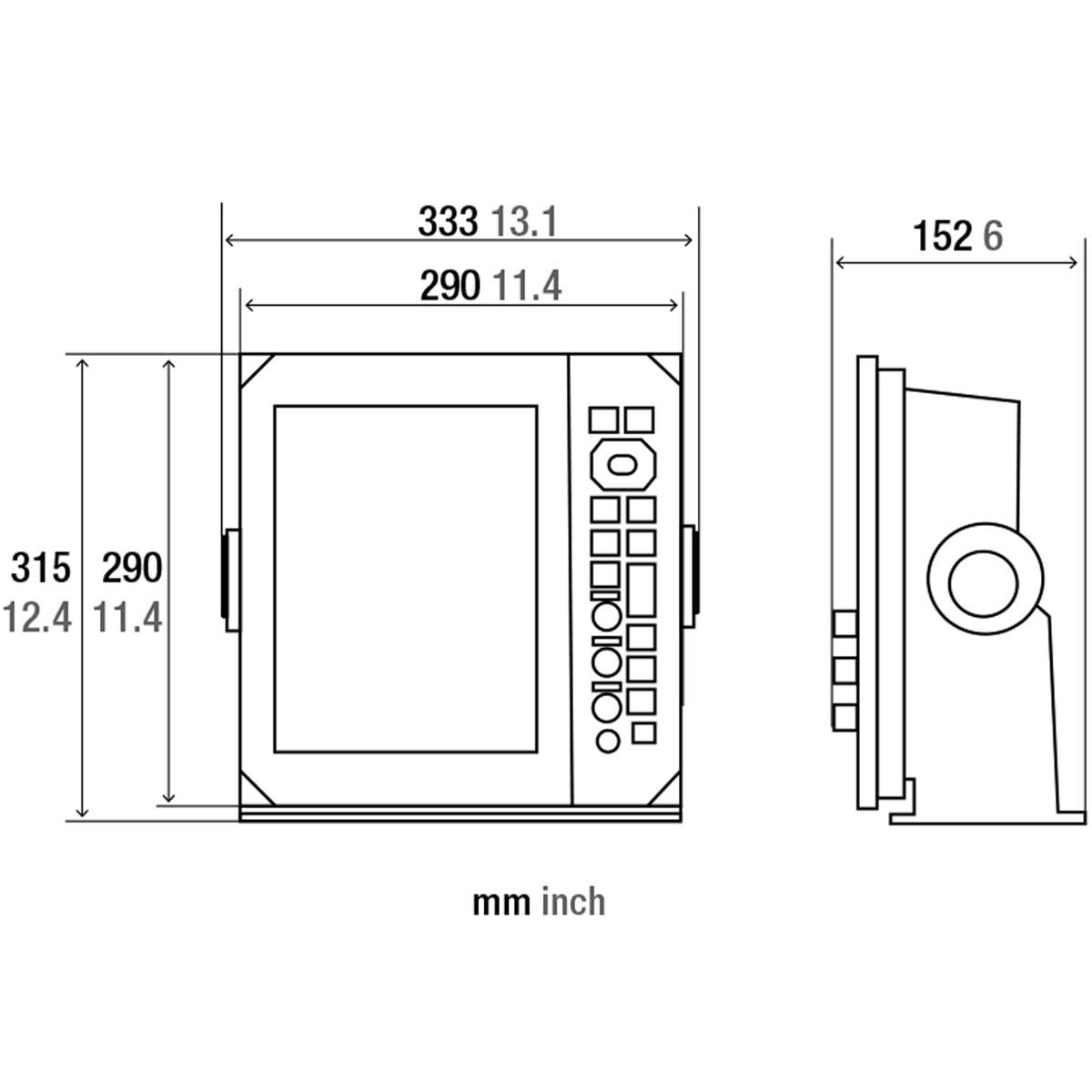 Furuno FR10 radar display IMD040240BA - Comptoir Nautique